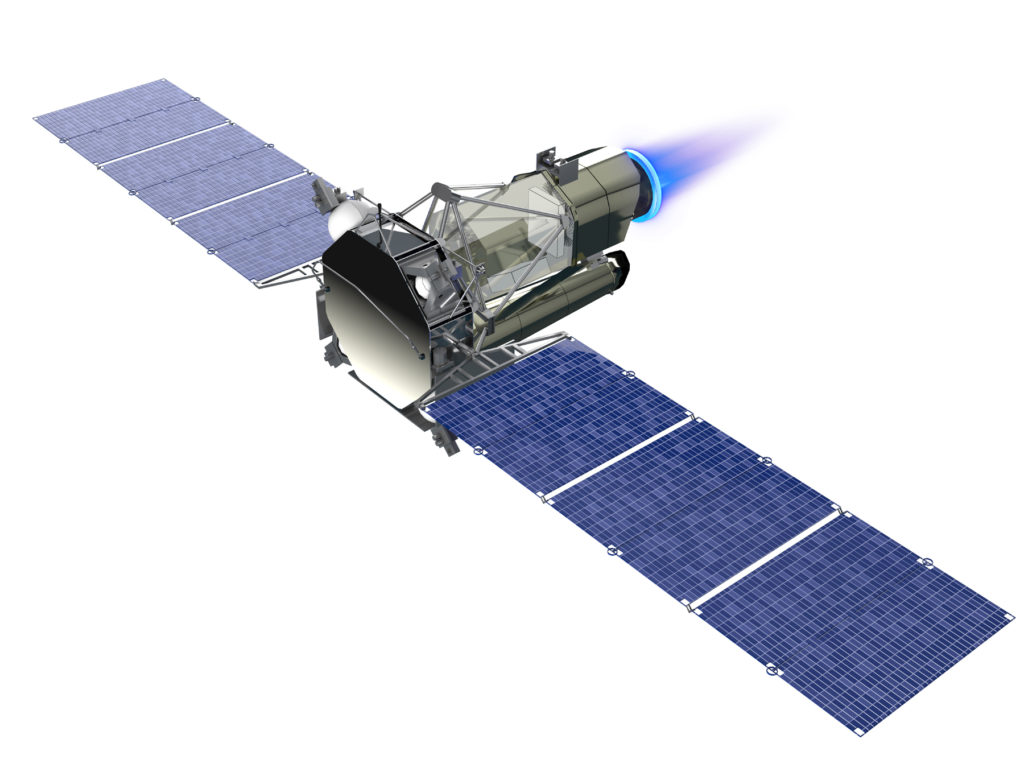 Propulsion test equipment - test facilities for satellites - space testing